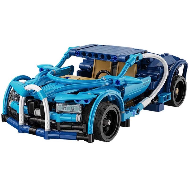 Classic Pull Back Super Sports Car DIY Bricks Set. Buildable racing car ...